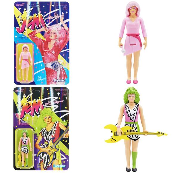 Funko | Other | Jem And Pizzazz Jem And The Holograms Super 7 Reaction ...